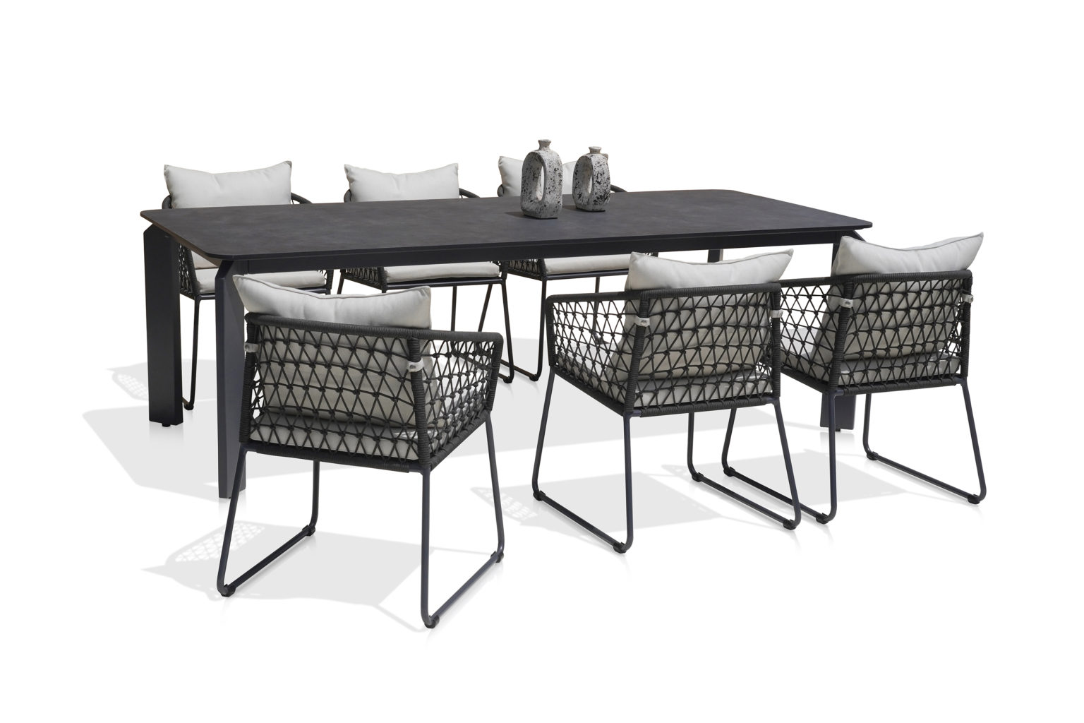 TITAN Dining Table HPL & OHANA Dining Chair | MAMAGREEN