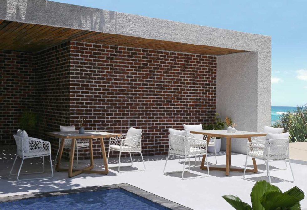 ESTATE Dining Table HPL & OHANA Dining Chair | MAMAGREEN